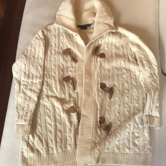 Ralph Lauren | Sweaters | Chunky Ralph Lauren Toggle Button Sweater ...